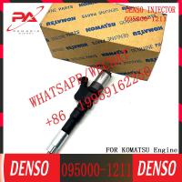 China Common Rail Fuel Injector 095000-1211 095000-1210 for KOMATSU PC400-7 PC450-7 6D125 for sale