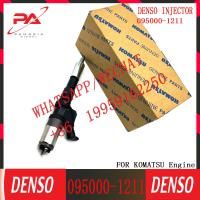 China Common Rail Fuel Injector 095000-1211 095000-1210 for KOMATSU PC400-7 PC450-7 6D125 for sale