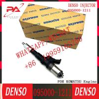 China Common Rail Fuel Injector 095000-1211 095000-1210 for KOMATSU PC400-7 PC450-7 6D125 for sale