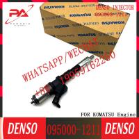 China Common Rail Fuel Injector 095000-1211 095000-1210 for KOMATSU PC400-7 PC450-7 6D125 for sale
