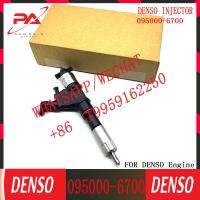 China Diesel Common Rail Fuel Injector 095000-6700 095000-6701 for HOWO VG1540080017A for sale