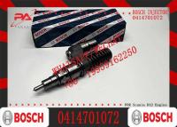 China BOSCH Common Rail Fuel Injector 0414701072 0414701051 for Scania R440 24V for sale