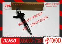 China Denso Common Rail Fuel Injector 095000-7380 23670-30240 for Toyota 2KD-FTV for sale