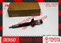 China 095000-7400 Common Rail Injector 23670-39316 2367030220 for Toyota 1KD 2KD for sale