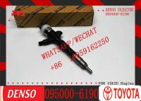 China Common Rail Diesel Fuel Injector 095000-6190 23670-30100 for Toyota Hilux 2KD-FTV Engine for sale
