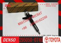China DENSO Common Rail Injector 23670-30420 295050-0740 for 2KDFTV Diesel Engine for sale