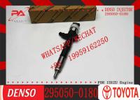 China Diesel Fuel Injector Common Rail 23670-39365 295050-0180 for Toyota Hilux 2KD 1KD-FTV for sale