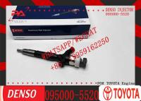 China 2KD New Diesel Common Rail Fuel Injector 095000-5520 Nozzle for Toyota Hilux 23670-0L010 for sale