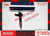 China Diesel Fuel Injector 095000-6190 23670-30100 for Toyota Hilux 2KD-FTV Engine for sale