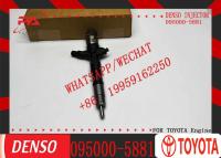 China New Diesel Common Rail Injector 23670-30050 095000-5881 for Toyota 2KD-FTV Engine for sale