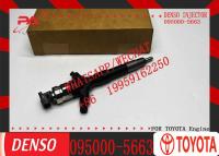 China ELIC Excavator Common Rail Fuel Injector 095000-5880 095000-5663 095000-7750 23670-30050 for sale