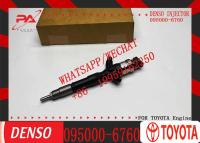 China Denso Common Rail Fuel Injector 095000-6760 23670-30140 for Toyota Hilux 2.5L Euro4 for sale