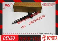 China 1KD Injector Nozzle 095000-7450 Common Rail Injector for Toyota Hiace Dyna 3.0 D for sale