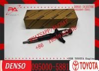 China 095000-5881 Diesel Engine Injector 23670-30050 for Toyota DENSO 095000-5660 095000-5880 for sale