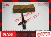 China High Performance 2KD Common Rail Fuel Injector 095000-7760 23670-0L010 23670-30300 for sale