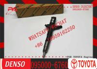 China Diesel Fuel Injector 095000-6760 095000-6761 Common Rail 23670-30140 for Toyota Hilux 2.5L Euro4 for sale