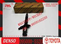 China 2KD New Diesel Common Rail Fuel Injector 095000-5520 for Toyota Hilux for sale