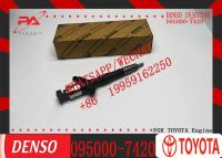 China 095000-7420 23670-30250 Common Rail Diesel Fuel Injector for Toyota DENSO 12V for sale