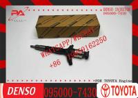 China Diesel Common Rail Fuel Injector 095000-7430 23670-39245 for Toyota Hiace 2.5 D-4D for sale