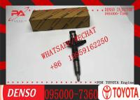 China Remanufactured Diesel Injectors 095000-7360 23670-39155 for Denso Engines for sale
