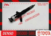 China 095000-5881 Diesel Engine Injector 23670-30050 for Toyota Denso Common Rail 095000-5660 for sale
