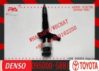 China 095000-5881 Diesel Engine Injector 23670-30050 for Toyota Denso Common Rail 095000-5660 for sale