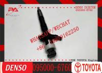 China 095000-6760 Common Rail Fuel Injector 23670-30140 for Toyota 1KD 2KD FTV 0950006760 for sale