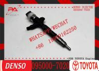 China Diesel Fuel Injector 095000-7020 23670-39175 for Toyota Hilux 1KD 2KD-FTV for sale