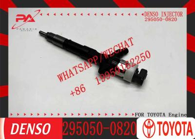 China Denso Common Rail Injector 295050-0820 23670-39385 for Toyota 1KD-FTV 4-Cylinder for sale