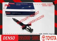 China 095000-5881 Diesel Engine Injector 23670-30050 for Toyota Denso Common Rail 095000-5660 095000-5880 for sale