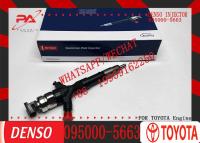 China ELIC Excavator Common Rail Fuel Injector 095000-5880 095000-5663 095000-7750 095000-7780 23670-30050 for sale
