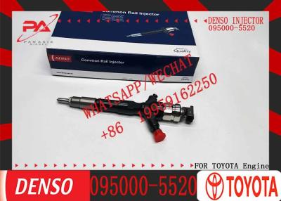 China 2KD Diesel Common Rail Fuel Injector 095000-5520 Nozzle for Toyota 23670-0L010 for sale