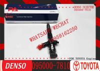 China Common Rail Injector 095000-7820 095000-7810 23670-30290 for Toyota 1KD-FTV 3.0L for sale