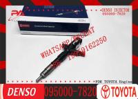 China Common Rail Injector 095000-7820 23670-39265 for Toyota 1KD-FTV 3.0L Diesel Engine for sale