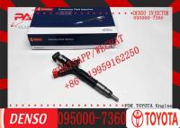 China Common Rail Injector 095000-7360 095000-6870 095000-5890 for 1KD 2KD Diesel Nozzle Assembly for sale