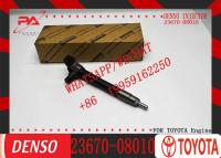 China New Common Rail Fuel Injector 23670-0E060 23670-08010 for Denso 1GD-FTV Hilux for sale