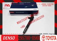 China Common Rail Injector 295700-0560 23670-0E020 for Toyota 2.4D 2GD-FTV REVO for sale