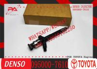 China Denso Diesel Fuel Injector 095000-7610 23670-0R160 for Toyota 2AD-FT Engine for sale