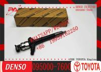 China ELIC Excavator Common Rail Fuel Injector 095000-7600 23670-0R160 for DENSO Engine for sale
