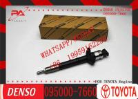 China Common Rail Injector 095000-7660 23670-0R190 for Toyota Auris 2.0 Denso Nozzle Assembly for sale