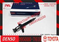 China Denso Diesel Fuel Injector 095000-7610 23670-0R160 for Toyota 2AD-FT Engine for sale