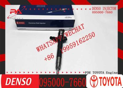 China Denso Common Rail Fuel Injector 095000-7660 23670-0R190 for Toyota 1KD 2KD 2AD-FTV Engine for sale