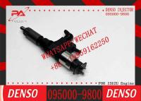 China Common Rail Diesel Injector Nozzle Assembly 095000-9800 8-98219181-0 for Isuzu 4HK1 for sale