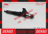 China ELIC Excavator Common Rail Fuel Injector 095000-5980 095000-5981 095000-6270 8-97603099-1 for sale