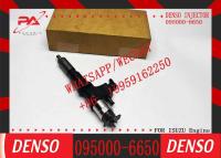 China Common Rail Diesel Fuel Injector Nozzle Assy 095000-6650 8-98259287-0 for Hitachi 6UZ1 Excavator for sale