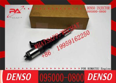 China Common Rail Fuel Injector 095000-0801 0800 6156-11-3100 for Komatsu WA450-7 WA470-5 WA480-5 D65PX-12 for sale