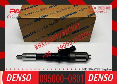 China Common Rail Fuel Injector 095000-0801 6156-11-3100 for Komatsu WA470-5 WA480-5 D65PX-12 for sale