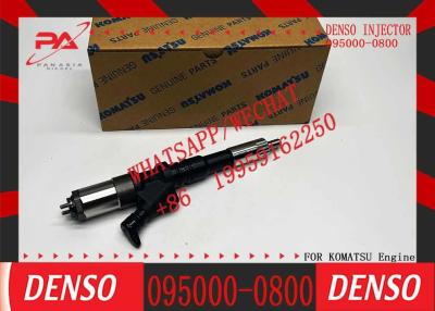 China Diesel Fuel Common Rail Injector 095000-1211 6156-11-3300 for Komatsu PC400-7 PC450-7 for sale