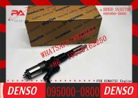China Diesel Fuel Common Rail Injector 095000-1211 6156-11-3300 for Komatsu PC400-7 PC450-7 for sale