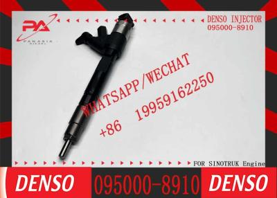 China Diesel Fuel Injector 095000-8910 VG1246080106 for DENSO HOWO SINOTRUK Truck 12V for sale